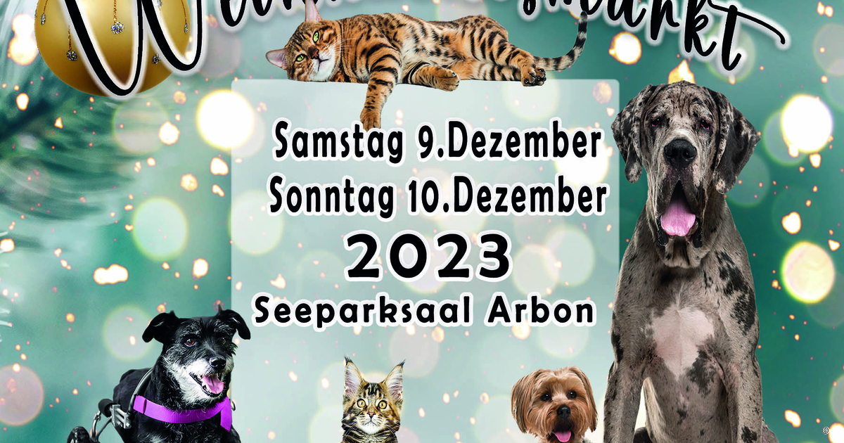 Hunde-und Katzenweihnachtsmarkt im Seeparksaal Arbon